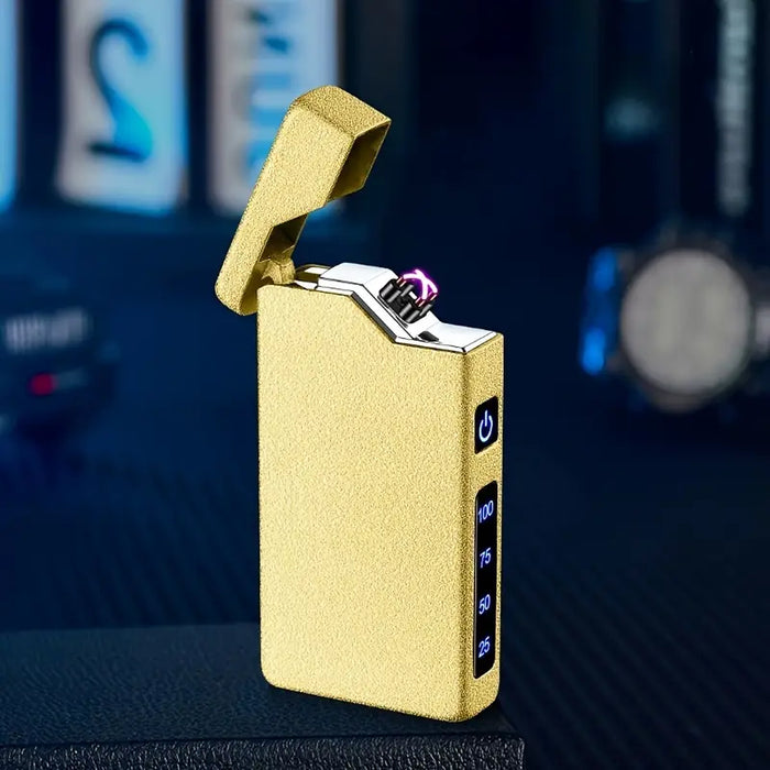 Windproof Rechargeable Double Arc Lighter