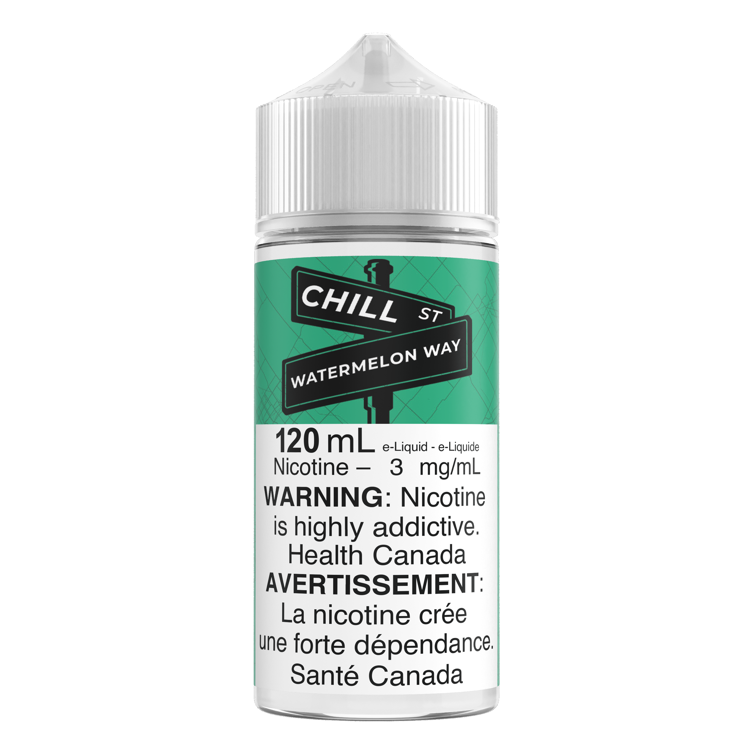 Chill St. 120mL E-liquid - Watermelon Way - Canvape.com